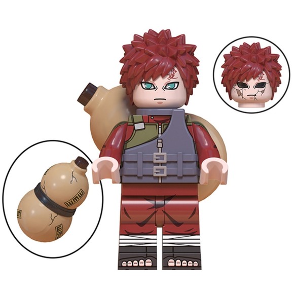 Toys | Gaara Minifigure Custom Naruto Minifigures Manga Anime Figure ...